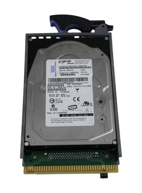Жесткий диск IBM 72.8Gb 15000 U320SCSI 3.5" HDD 80P3163