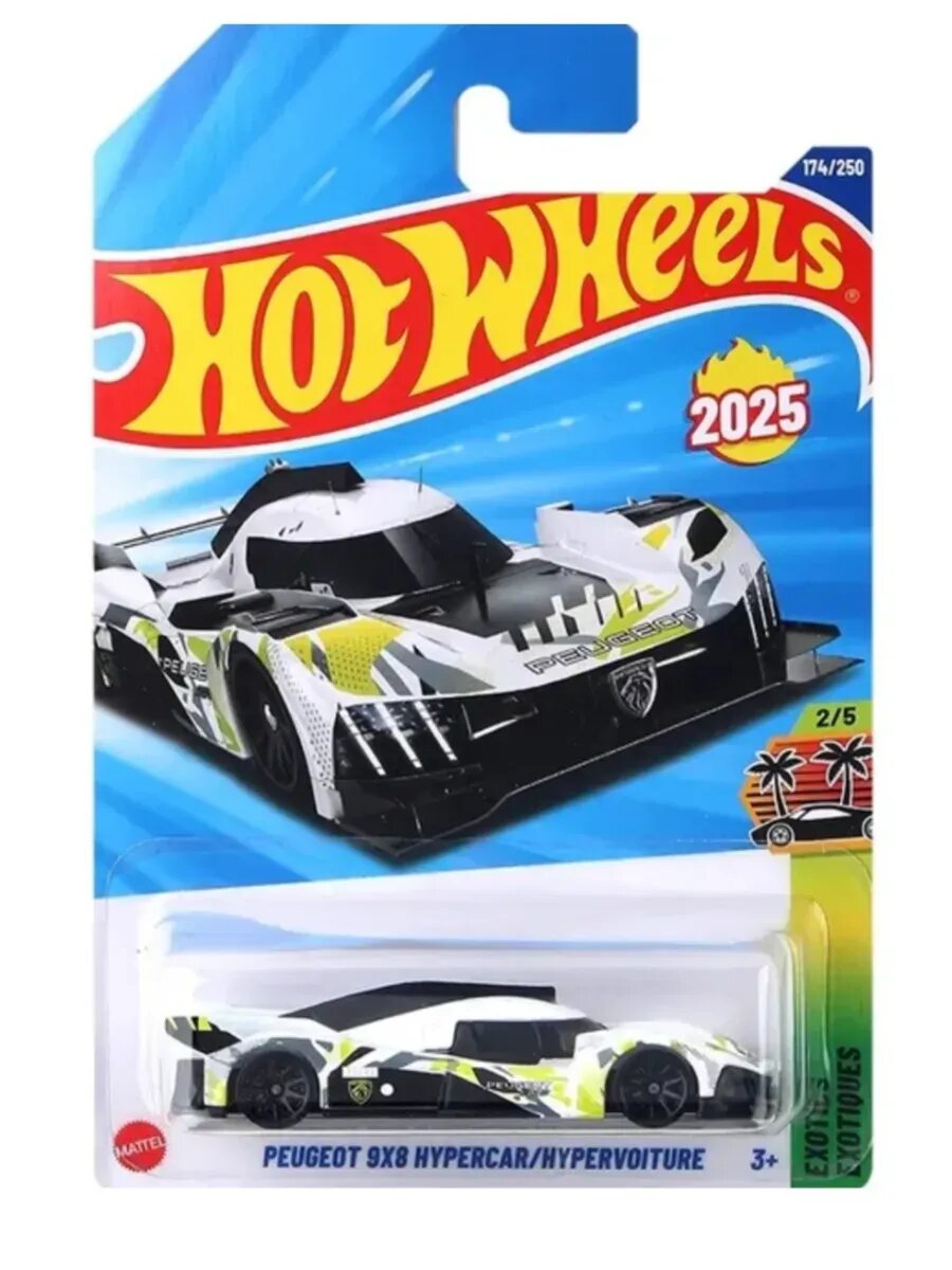 Машинка коллекционная Peugeot 9X8 Hypercar