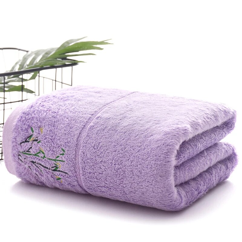 Полотенце бамбуковое сиреневое 35x75 см Green Cotton