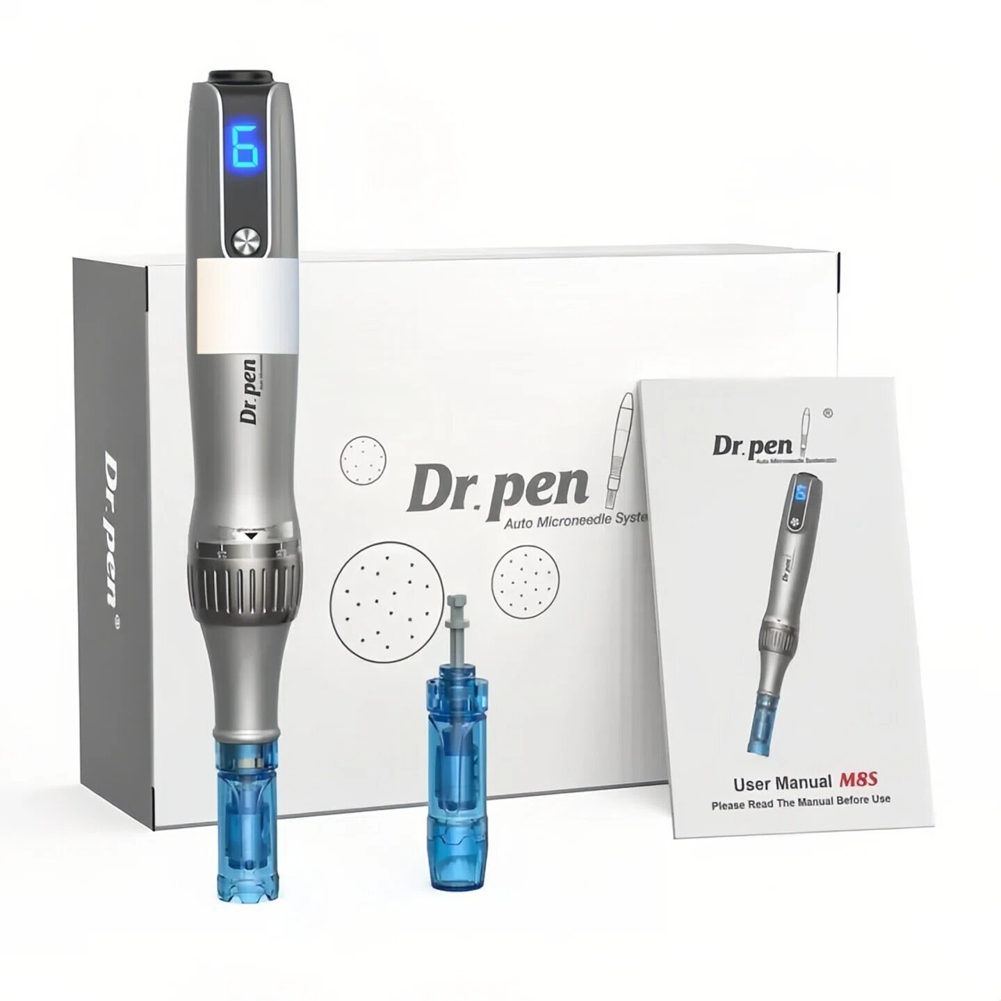 Электрический микронидлер Dr.pen M8S, 6 скоростей, беспроводной, для салона и дома, увлажнение и омоложение кожи