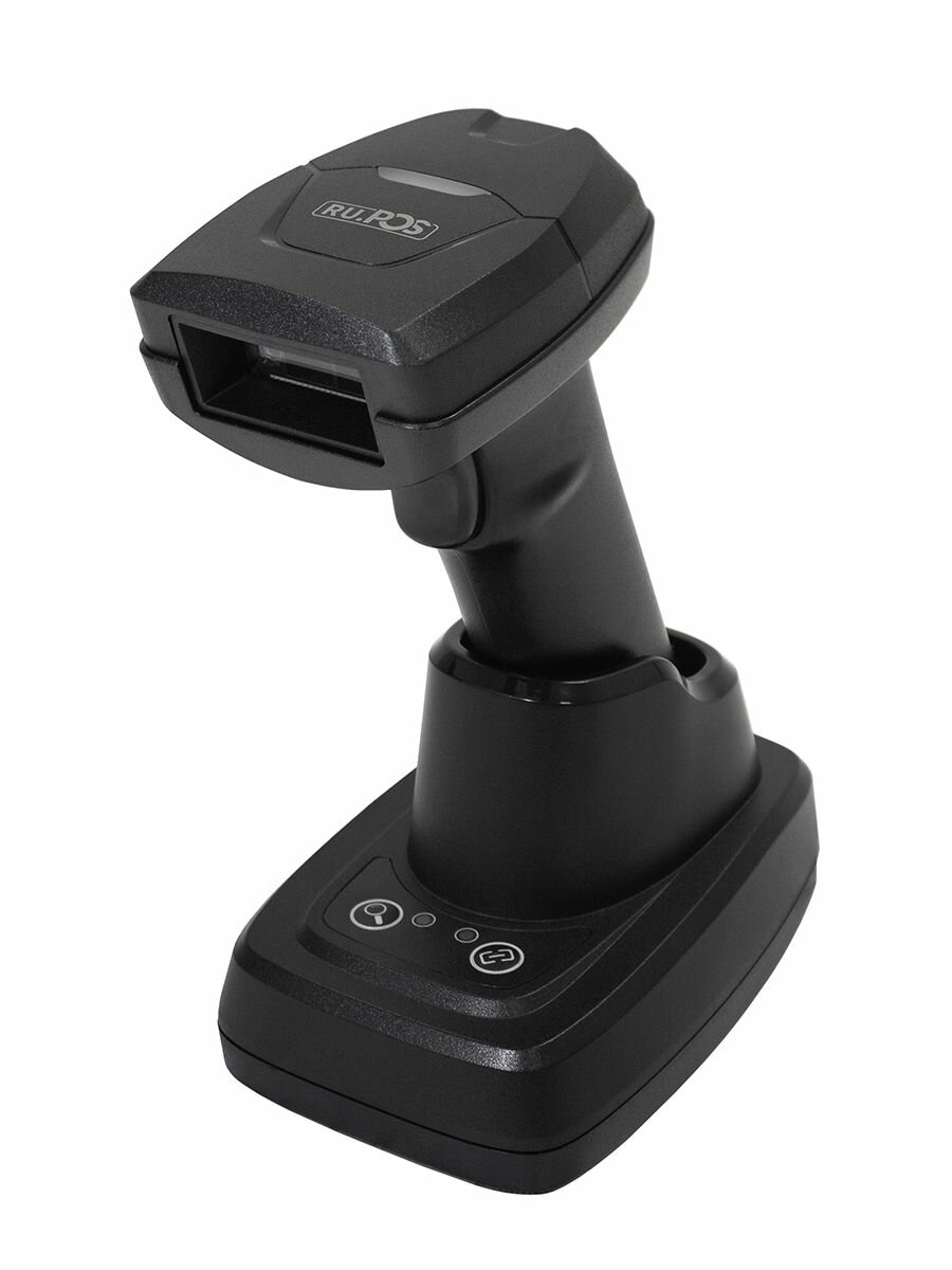 Беспроводной сканер штрих-кода с подставкой RUPOS MSC-6600 W2D HD Cradle, 1D, идеален для ПВЗ, для маркировки, Акцизы, ЕГАИС, АТОЛ