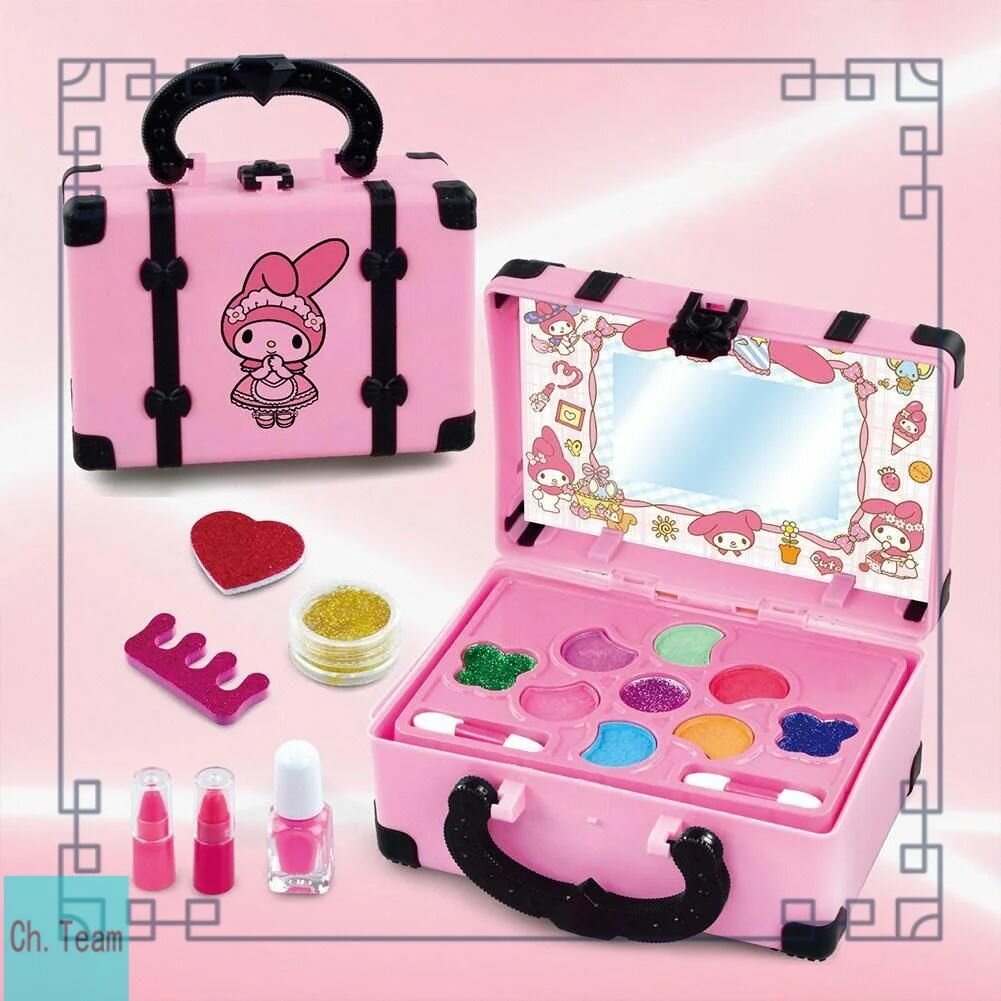 Чемоданчик с детской декоративной косметикой, большой подарочный набор для девочек, косметика набор детский