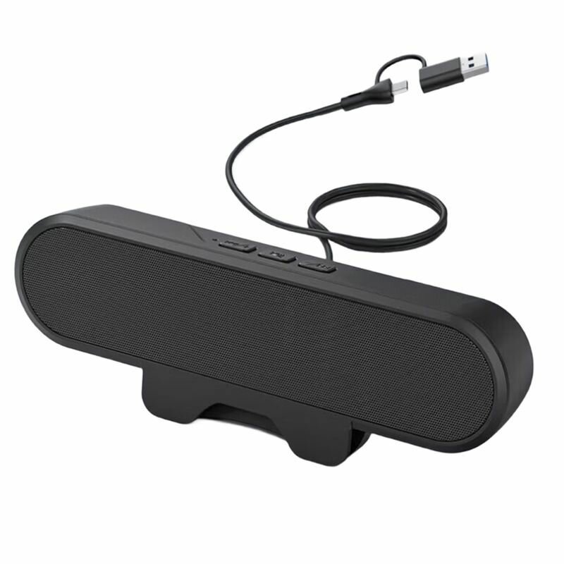 USB Мониторная Акустическая Система С Зажимом - 10W Мощные Минималистичные Компьютерные Колонки Для Настольного ПК.