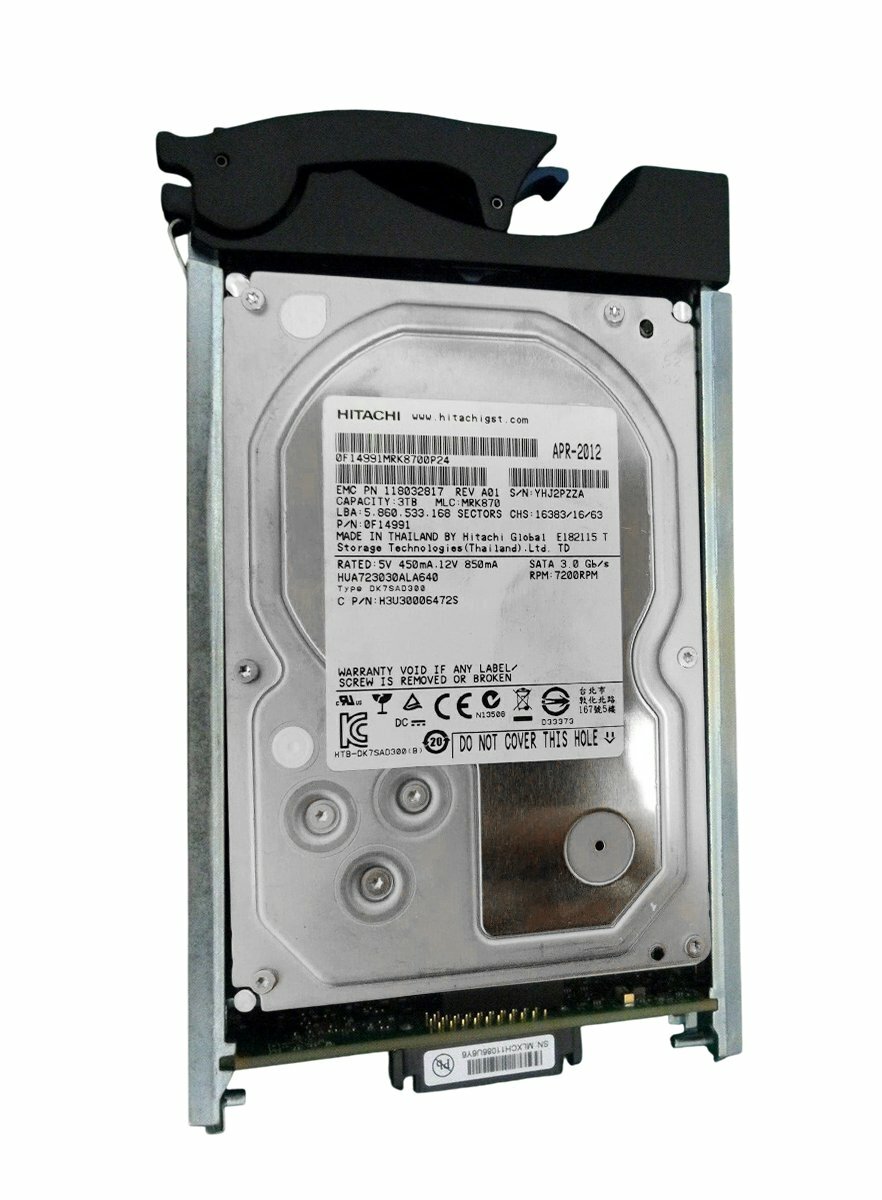 EMC EMC 3Tb 7200 Fibre Channel 3.5" HDD 005049566