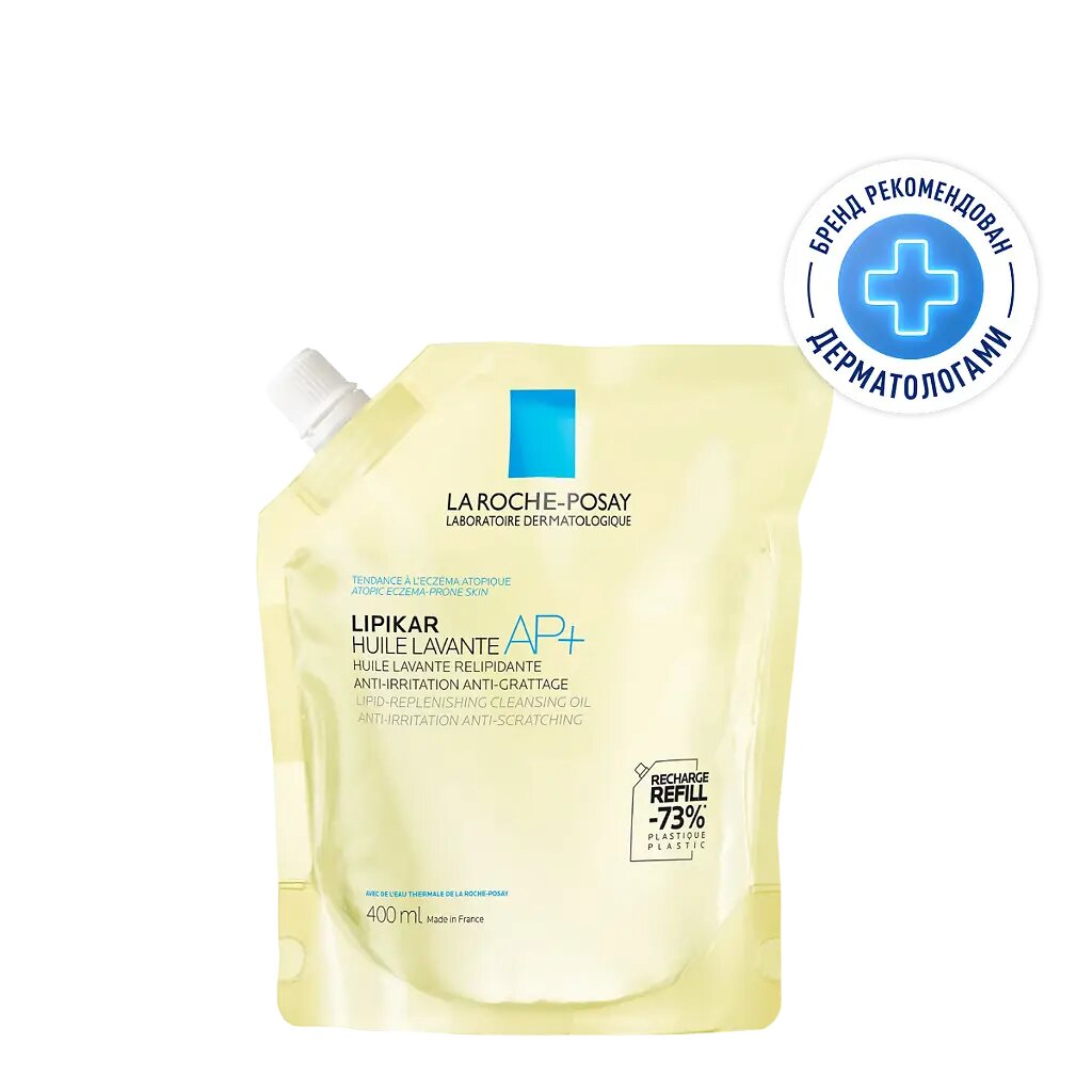 La Roche-Posay Lipikar Huile Lavante AP+ Масло очищающее для ванной и душа Refill см/блок 400 мл 1 шт