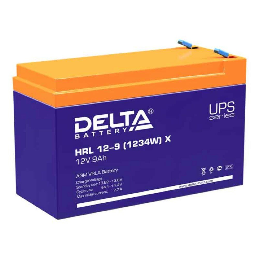 Батарея для ИБП Delta HRL 12-9 X 12B, 9000мАч AGM