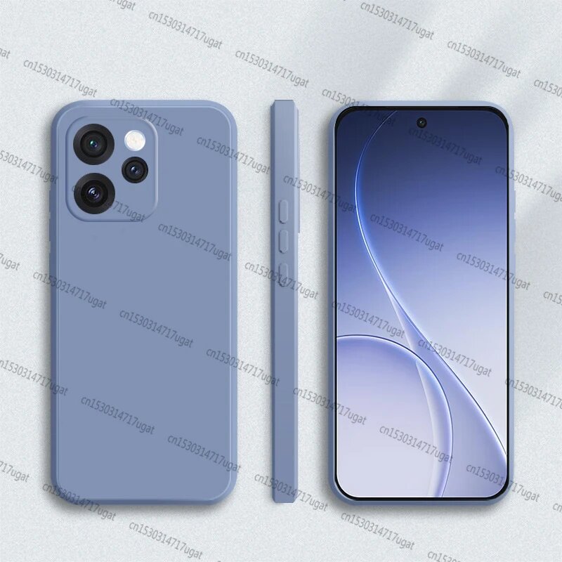 Для Oppo Reno 15 Pro Mini Чехол Reno 15 Pro Mini Оригинальный Lavender Grey, For Reno 15 Pro Mini