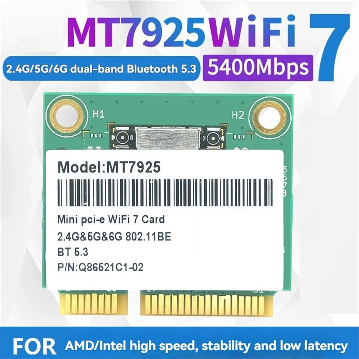 FGHGF Карта Wi-Fi 7 MT7925 Bluetooth 5.3