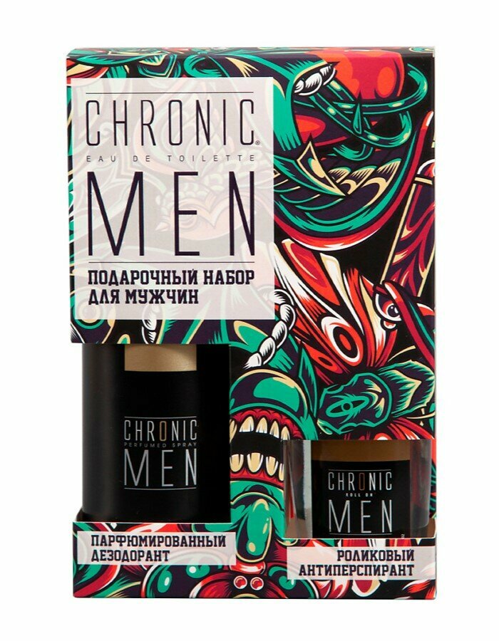 CHRONIC MEN Набор подарочный Honest Дезодорант 2шт, 150мл+50мл