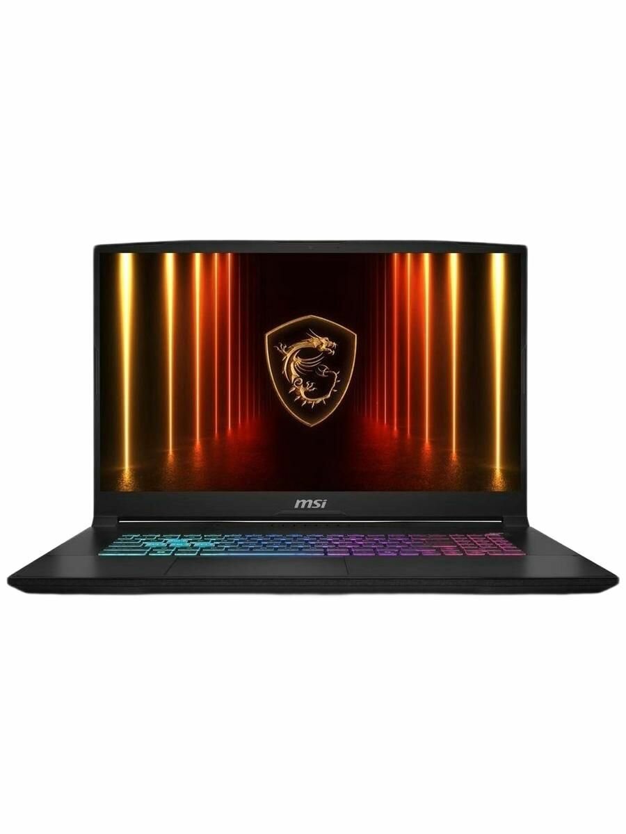 Ноутбук MSI Katana 17 B2RVEK-1617XRU 17.3" IPS, Core 7 240H, 16GB DDR5, 1TB, RTX 4050 6GB, DOS, black (9S7-17L591-1617)
