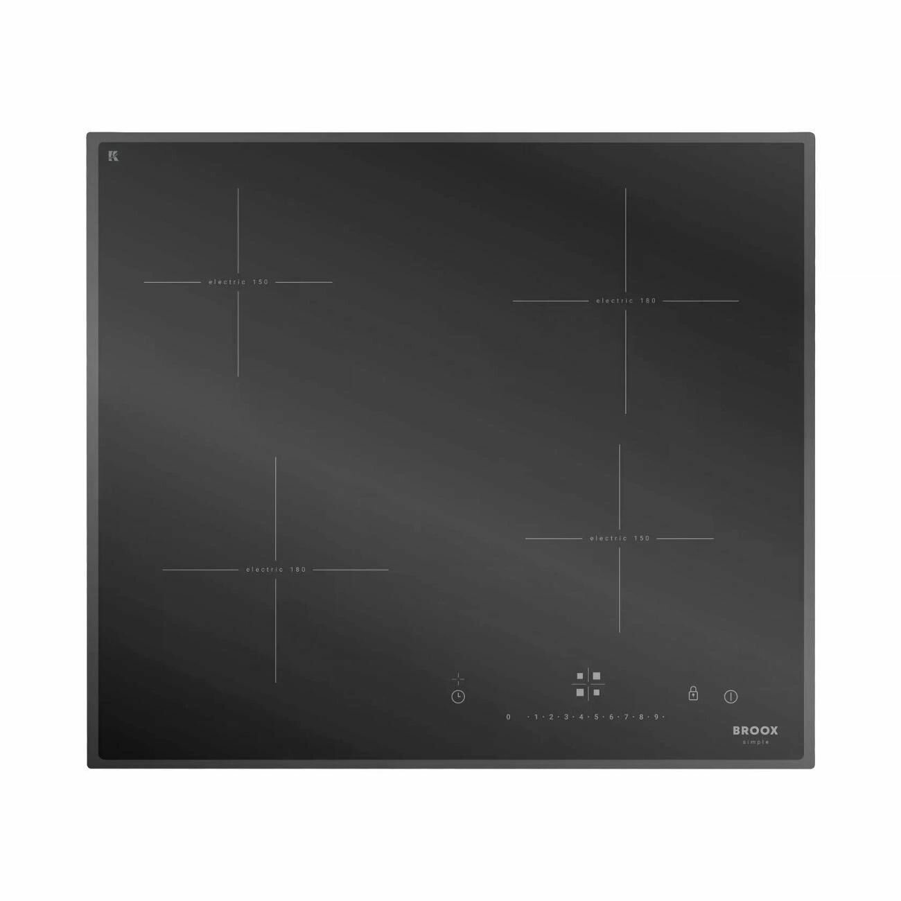 Встраиваемая электрическая панель BROOX ПЭВ 45 С simple