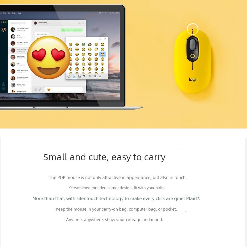 Logitech POP Mouse - Ночной черный — фото 1