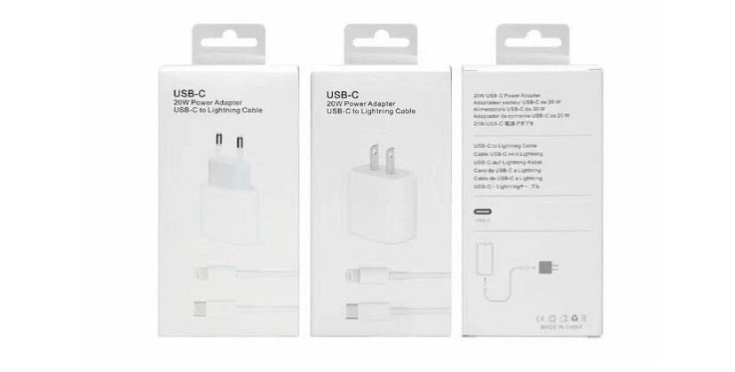 Комплект кабелей Yufannuo PD20W, для быстрой зарядки Apple, 20Вт