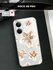Чехол на Poco X8 Pro / Поко X8 Про с принтом Белые цветы сакуры, прозрачный