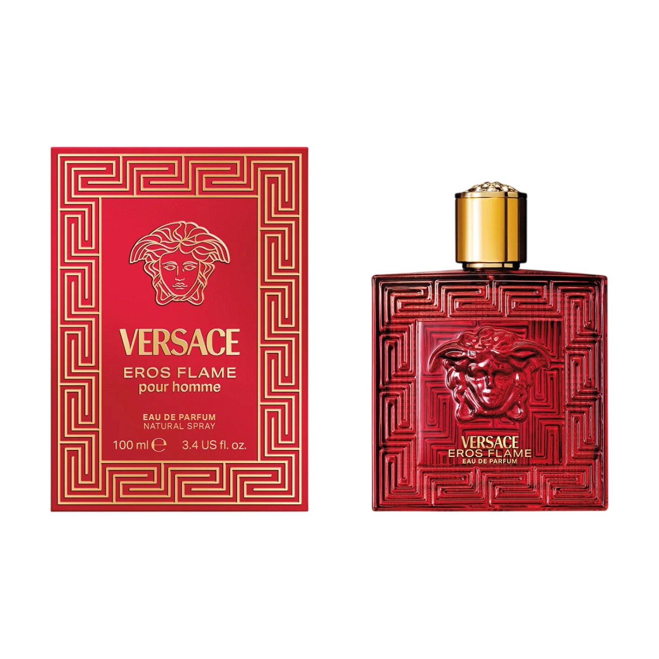 Парфюмерная вода для мужчин Versace Eros Flame 100 мл / Духи Версаче Эрос Флейм / Пламя Эроса