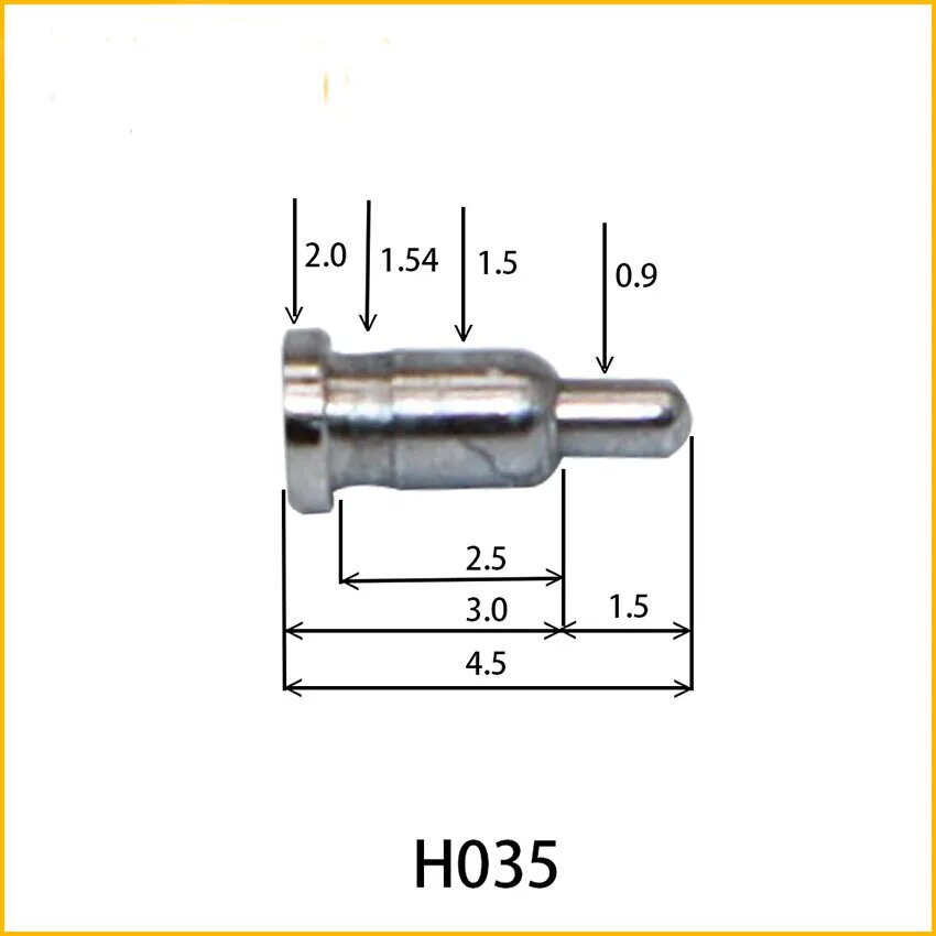 Pogo Pin H035, разъем мужской-женский