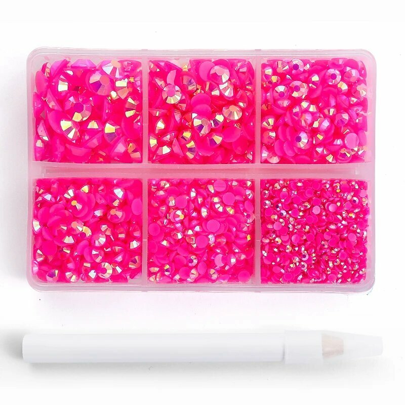 Розовые стразы DUCRYSTAL Rose AB 4500шт для декора