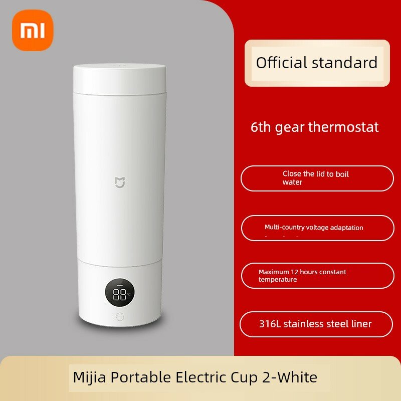 Портативная чашка-кипятильник Xiaomi, компактный чайник с постоянной температурой, электрическая кружка для горячей