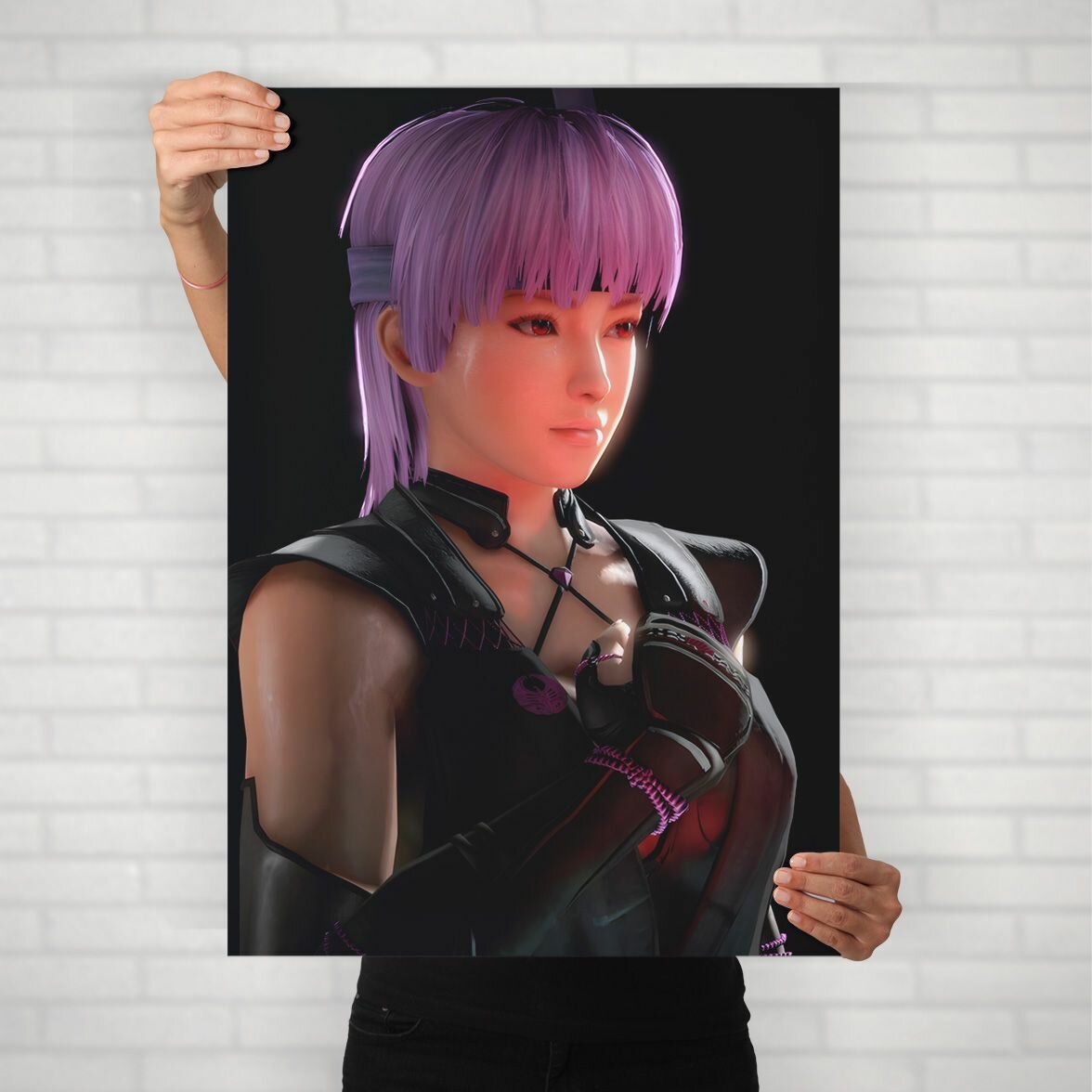 Плакат на стену для интерьера Dead or Alive (Аяне 3) - Постер по игре Живым или мертвым DOA формата А2 (42x60 см)