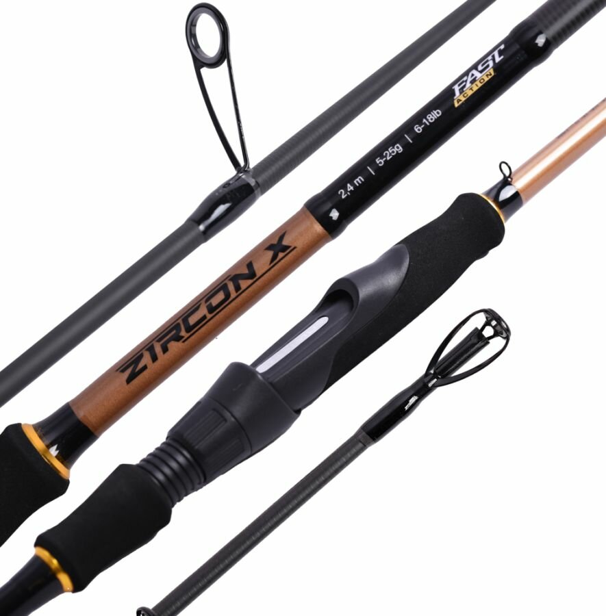 Спиннинг на щуку для рыбалки Maximus Zircon-X 24MH 240 см тест 15-40 гр