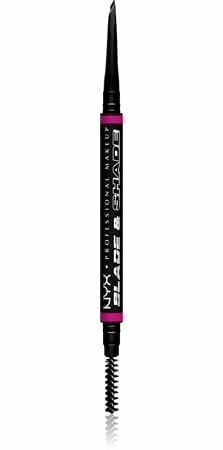 Карандаш для бровей NYX Professional Makeup Blade & Shade, черный, 0,06 г