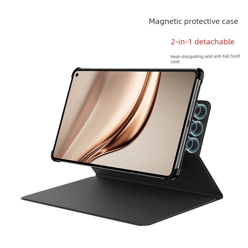 Магнитный чехол для Huawei MatePad Mini 8.8 дюймов 2025 года, матовый черный, съемная магнитная крышка, вентилируемый,