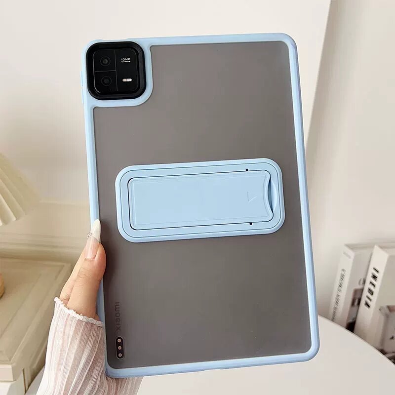 Mi Pad 8/8 Pro 11,2-дюймовый ударопрочный матовый жесткий чехол с встроенной подставкой и закаленным стеклом - Белый