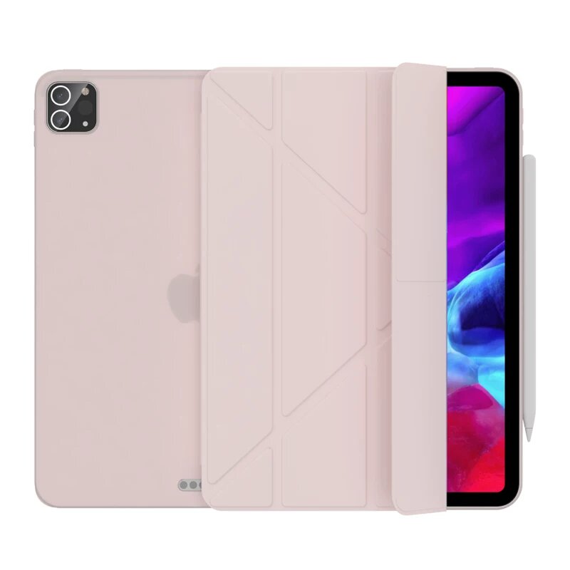 Защитный чехол для iPad 2025 Pro 11inch Pro 12,9 дюйма 2017/2018, защитный чехол 2-го поколения с гнездом для стилуса,