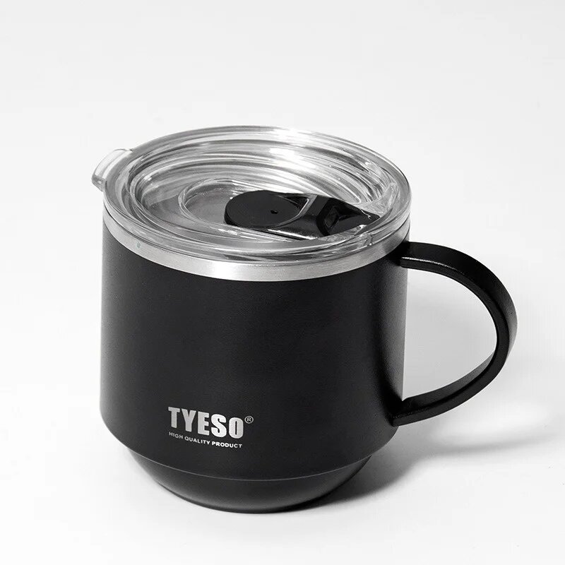 Термокружка TYESO Black, 400 мл, нержавеющая сталь
