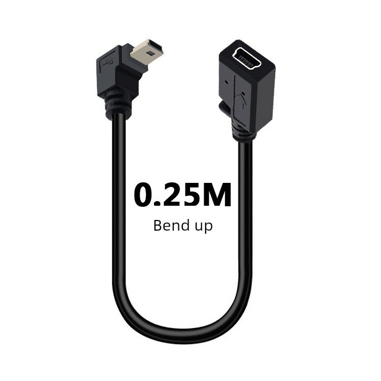 Регистратор вождения, удлинительный кабель miniusb, кабель для передачи данных, колено v3, порт T-port, мини-USB,