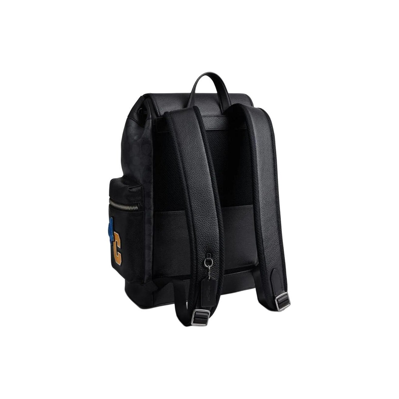 Сумка Coach SPRINT, фактура стеганая, дымчато-черный — фото 1