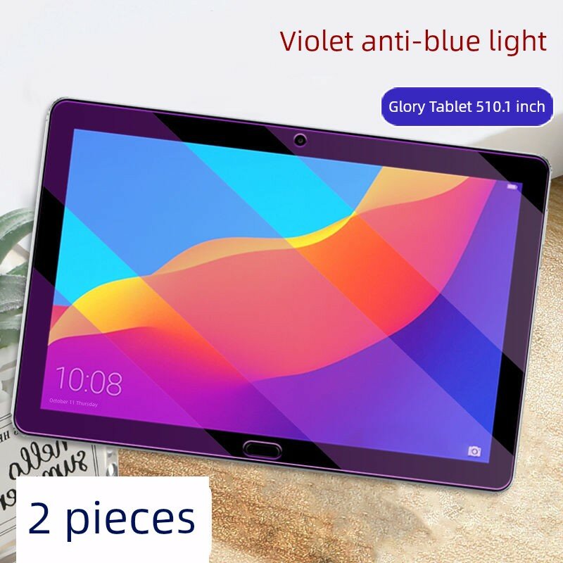 Защитная пленка из закаленного стекла для планшета Honor Tablet 5 10,1 дюйма, с синим светом прозрачная, две штуки для