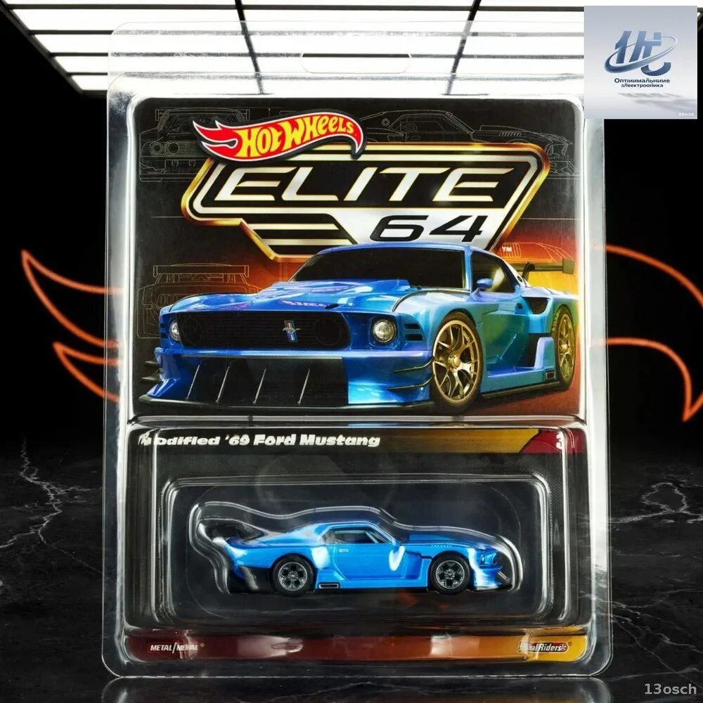Машинка Hot Wheels RLC COLLECTOR EDITION: elite Modified 69 Ford Mustang