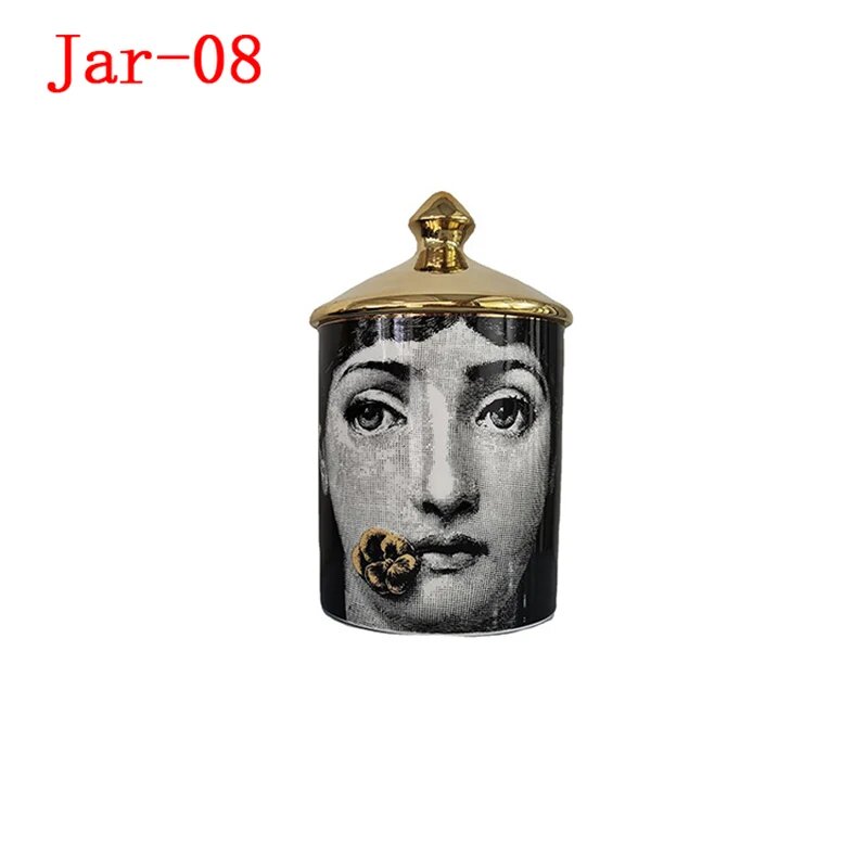 Керамический горшок Jar-08 с крышкой