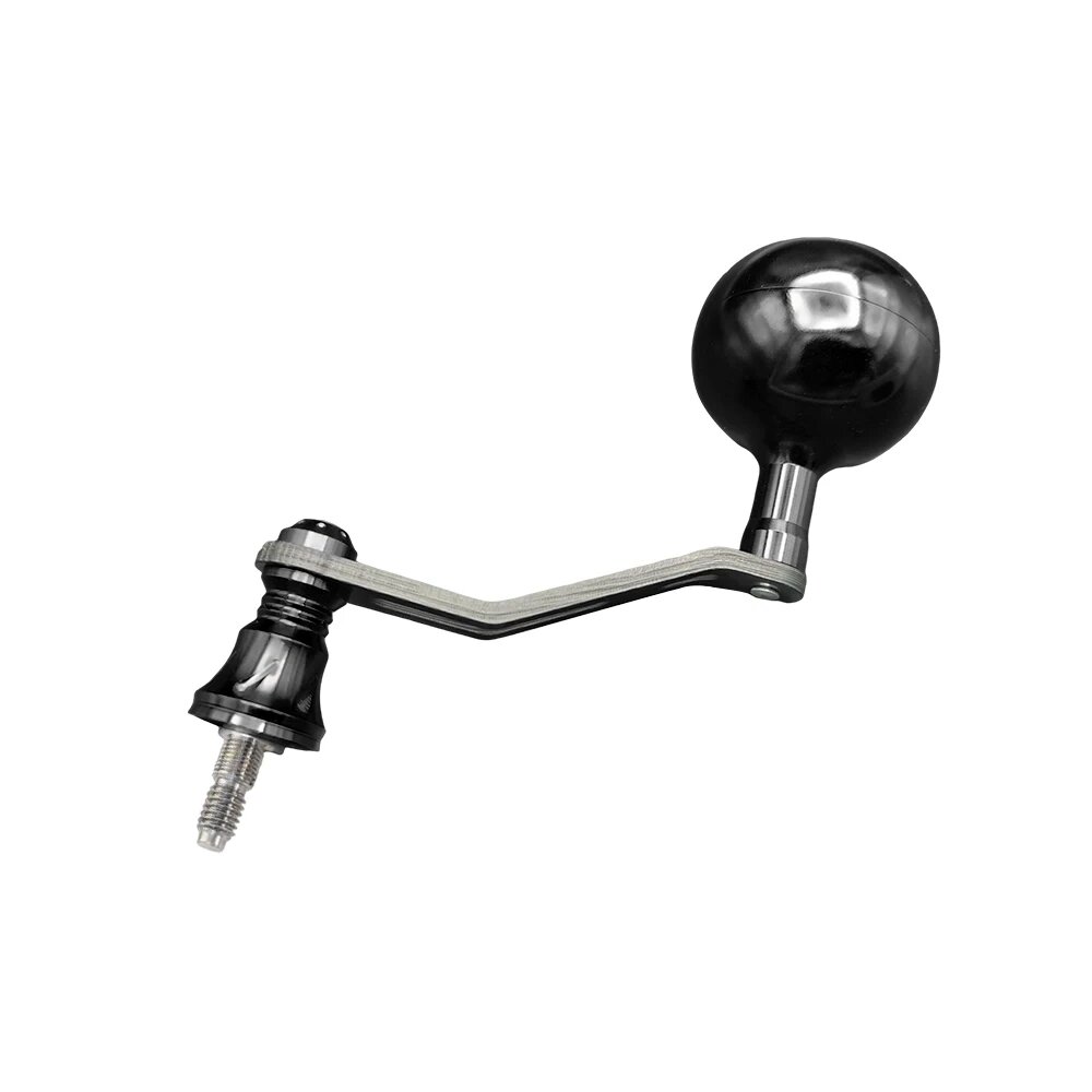 Ручка для безынерционной катушки HUWIRO из углеродного волокна shimano black