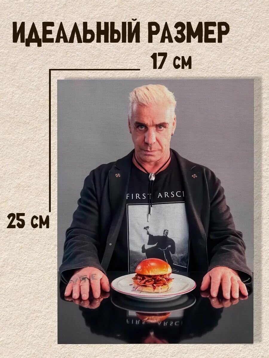 Картина на стену Rammstein, на подрамнике, 1шт, 25х17 размер. — фото 1