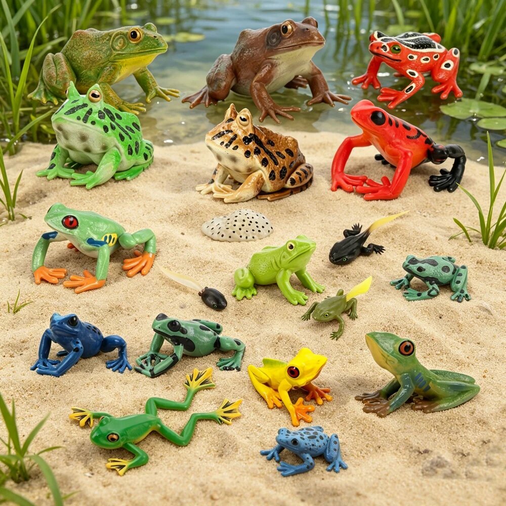 Пластиковая фигурка лягушки, Frog NO.2 — фото 1