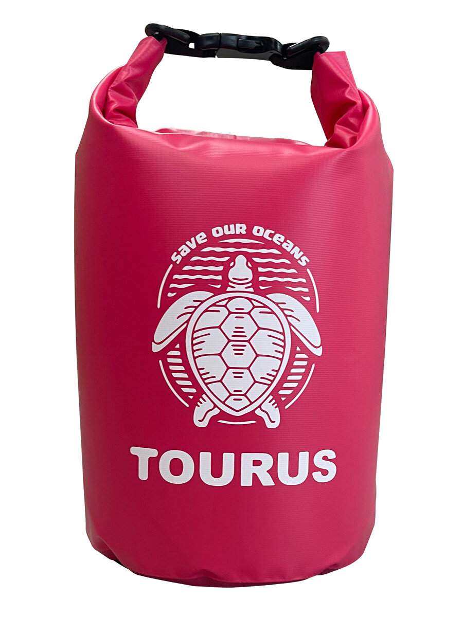 Гермомешок Tourus 10L Dry Bag Pink 10 л, водонепроницаемый, розовый