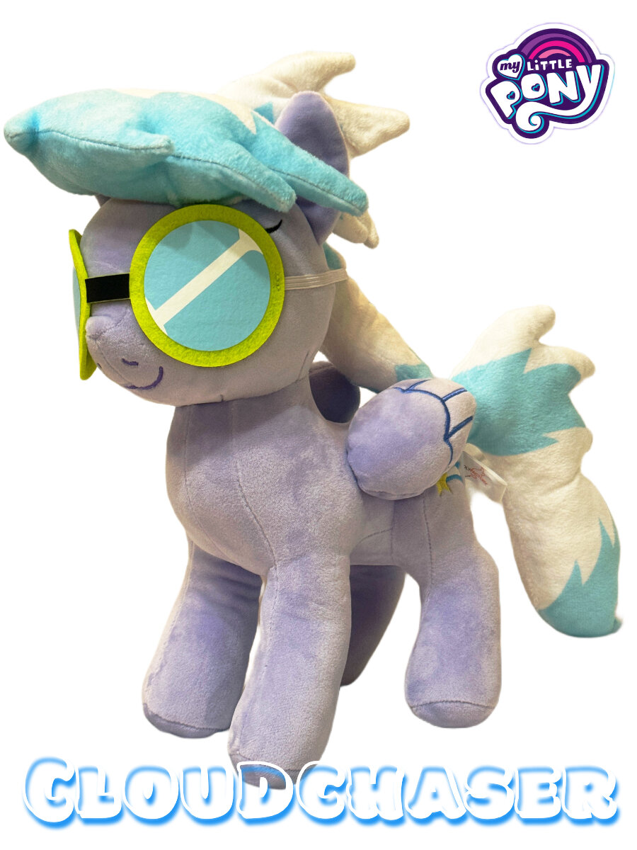 Игрушка мягкая BIMATOY Клаудчейзер, My Little Pony, плюш, высота 35 см