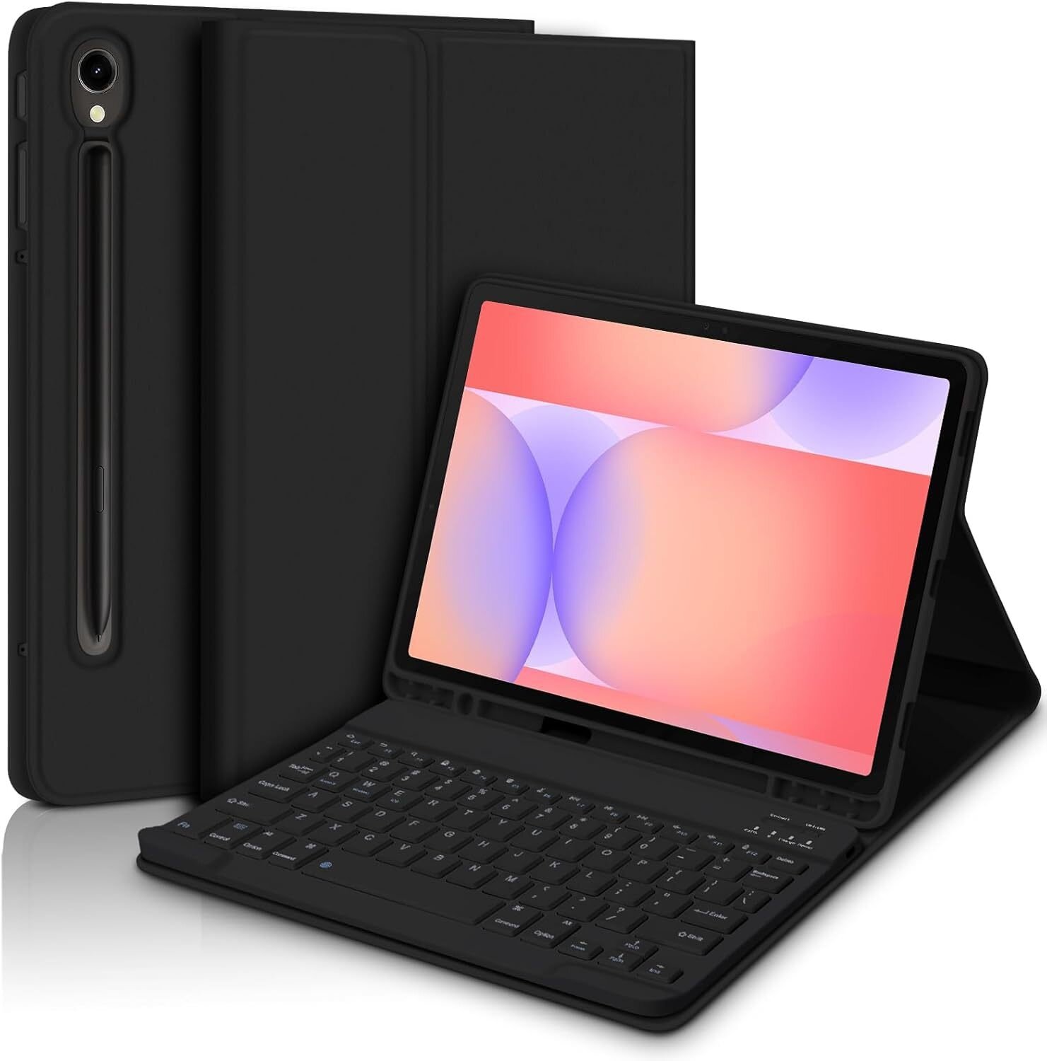 Беспроводная клавиатура с чехлом для планшетов Samsung Galaxy Tab S10 Lite FE S9, защитный футляр Bluetooth