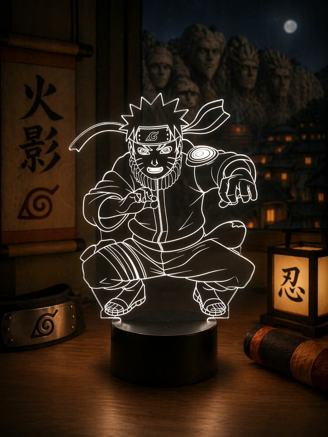 3D-Светильник Наруто Узумаки Наруто