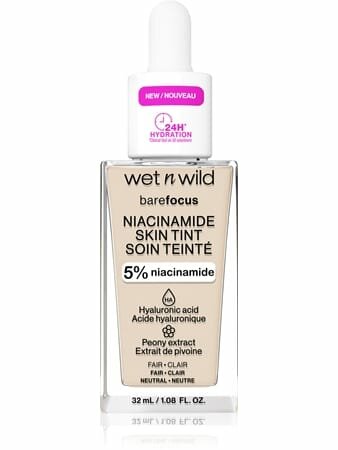 Тональный крем Wet n Wild BareFocus Niacinamide Skin Tint, оттенок Fair (Neutral), 32 мл