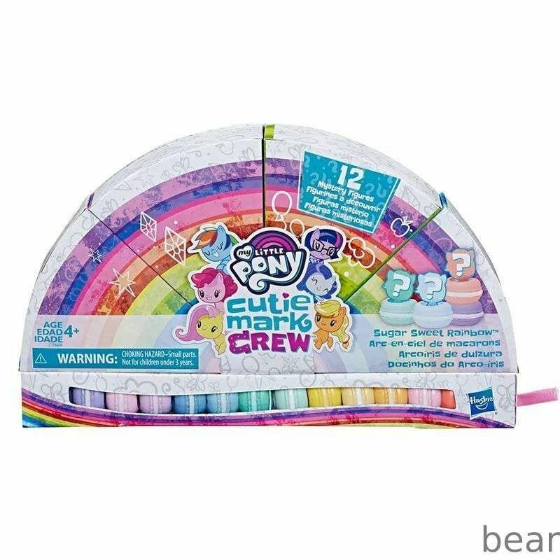 Шарнирная коллекционная фигурка HMTYQNB: Hasbro My Little Pony Cutie Mark Crew / Таинственный набор игрушек Macaron My Little Pony Toys