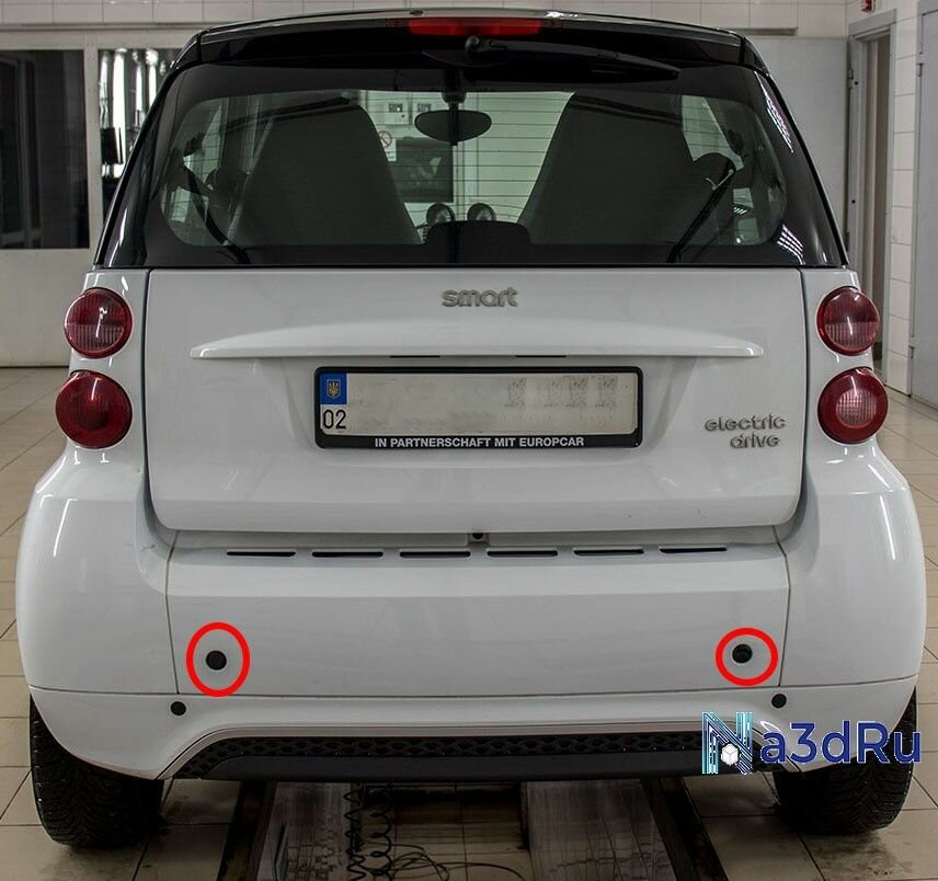 Заглушка Буксировочного крюка для бампера Smart ED