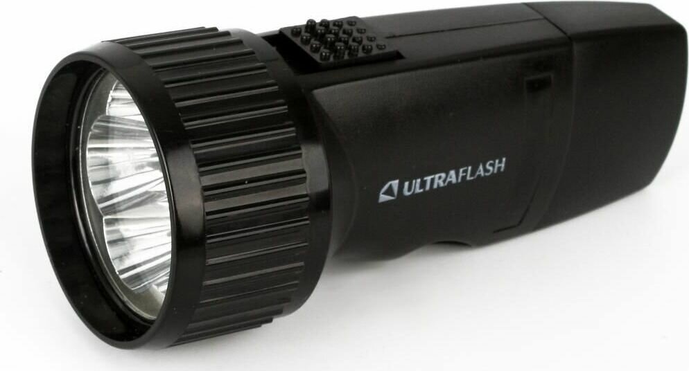 Светодиодный фонарь ULTRAFLASH (14020) LED3859 Аккумуляторный фонарь черный