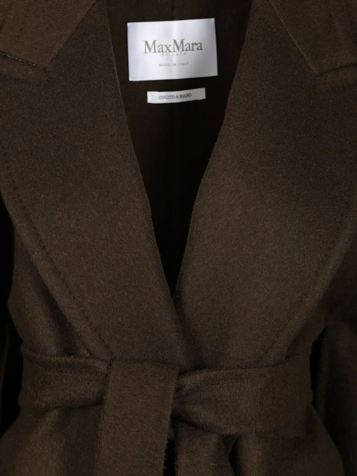 Пальто Max Mara Belted oversized coat, размер 38 — фото 1