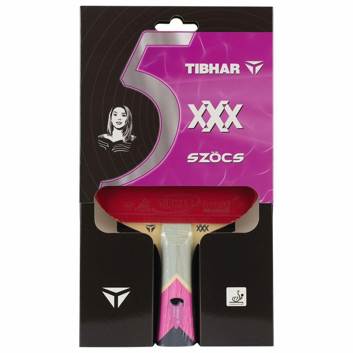 DECATHLON ракетка для настольного тенниса Tibhar XXX Szocs, розовый