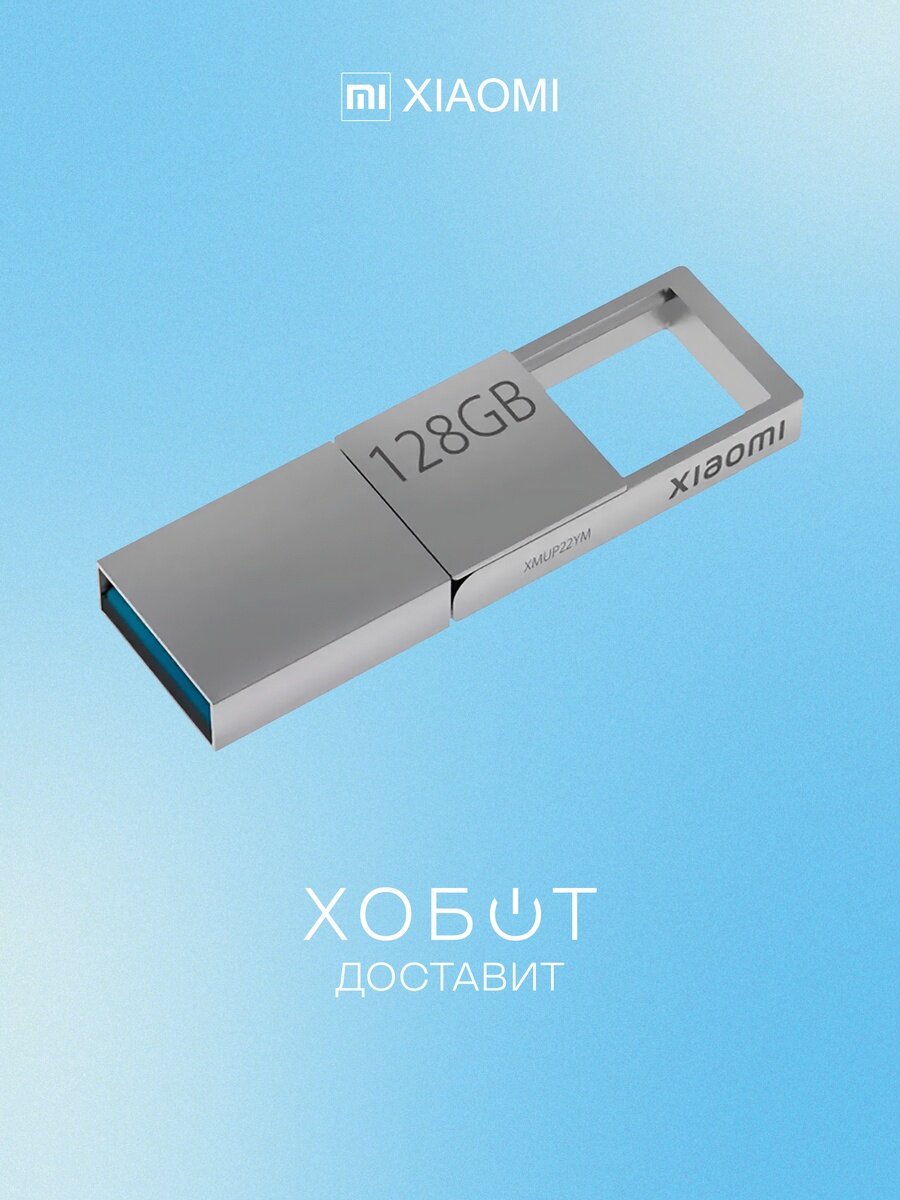 USB Flash Drive Xiaomi Dual-interface 128 ГБ серый (BHR8816GL)