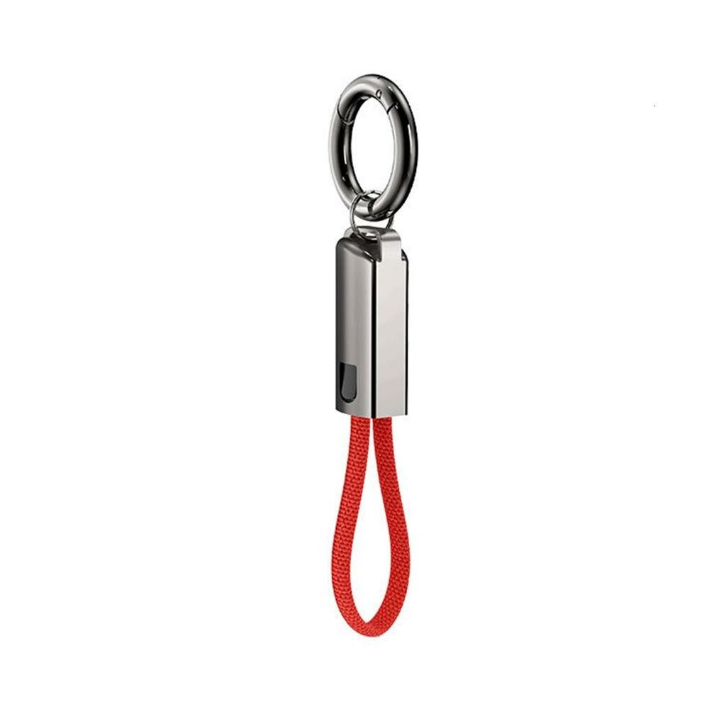 Кабель USB-C — USB-C, 16 см, 65 Вт, красный