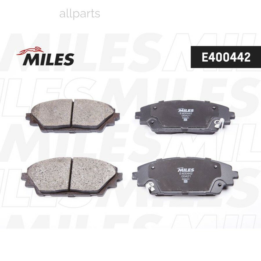 MILES E400442 Колодки тормозные MAZDA 3 13- передние